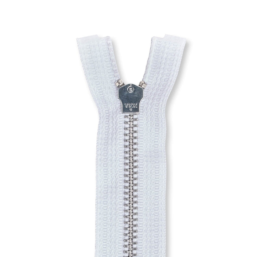 YKK #5 Aluminum Separating Zipper | Fabric Wholesale Direct