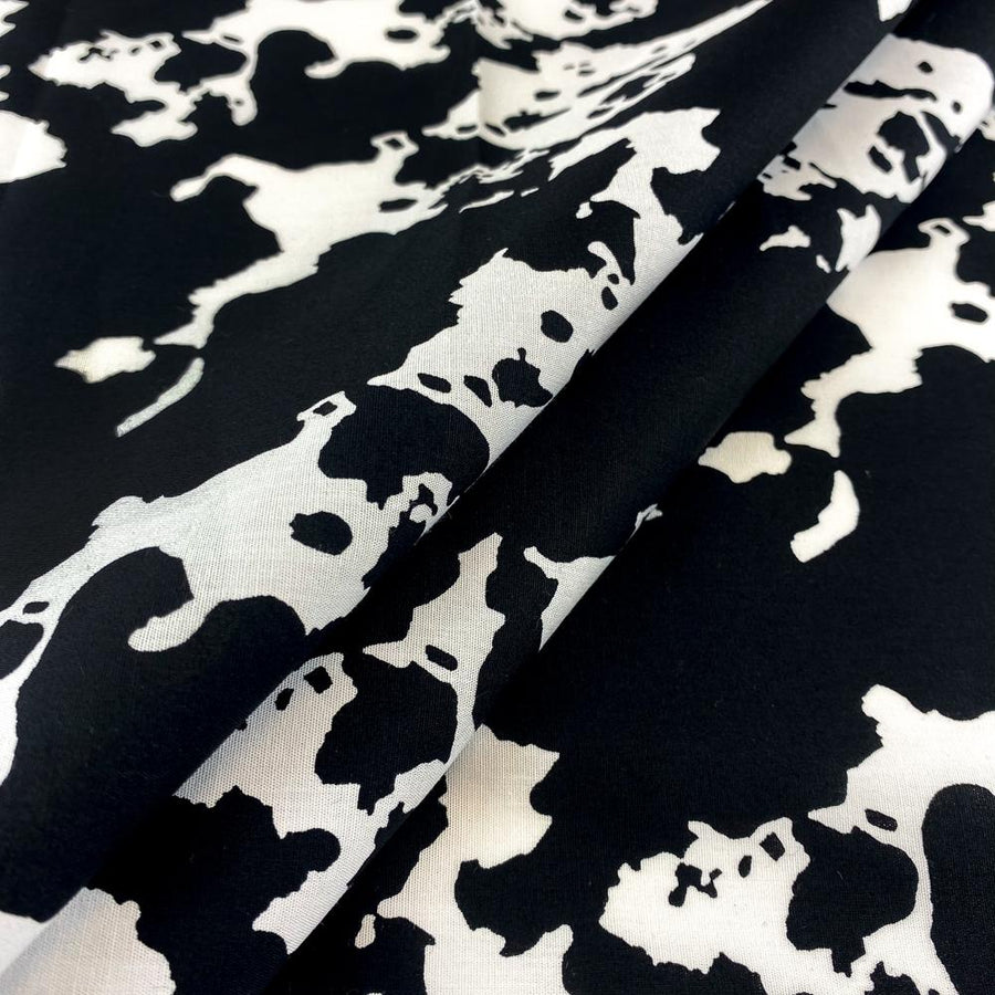 Cow Printed Broadcloth Fabric