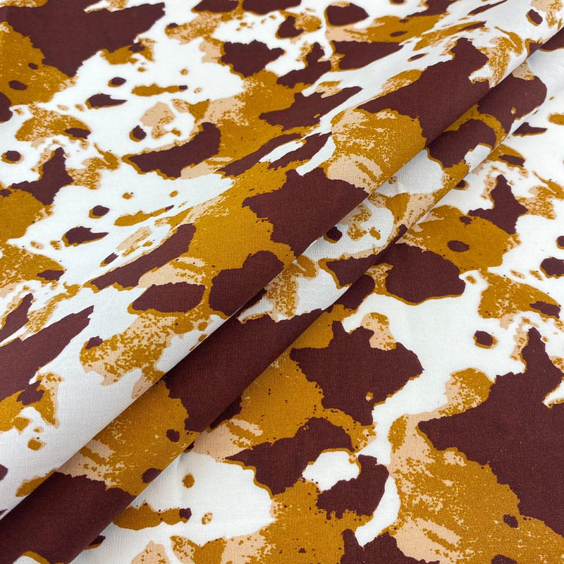 Cow Printed Broadcloth Fabric