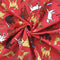 Frisbee Red Print Fabric Cotton Polyester Broadcloth $4.99/yard