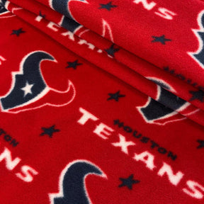 Houston Texans Fleece Fabric By The Yard