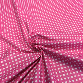 Pink Polka Dot Printed Cotton 44/45" Wide $4.99/yard 100% Cotton