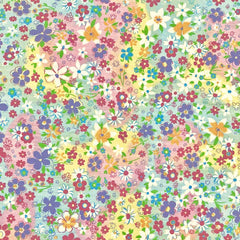 June Multi-color Print Fabric Cotton Polyester Broadcloth $4.99/yard