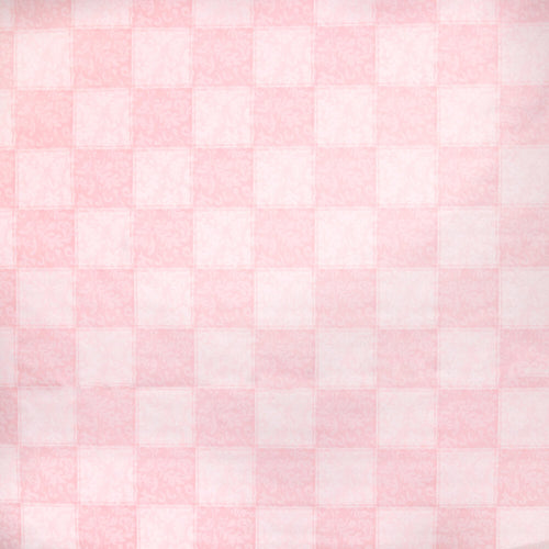 Pink Check Oilcloth Fabric | Fabric Wholesale Direct