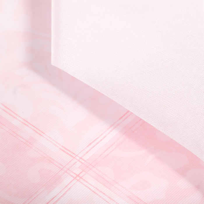 Pink Check Oilcloth Fabric | Fabric Wholesale Direct