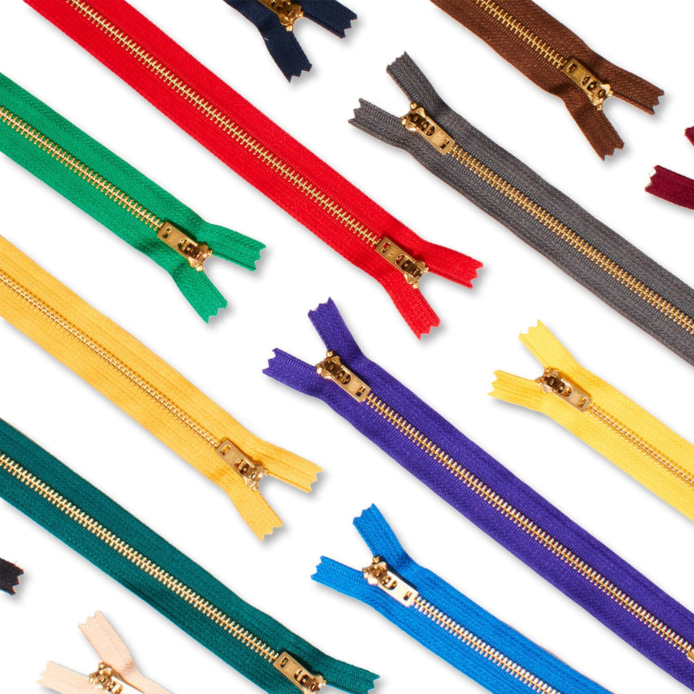 YKK #5 Brass Closed End Jean Zipper | Fabric Wholesale Direct