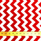 Red Chevron Fabric 100% Cotton 91/92" Wide $4.99/yard