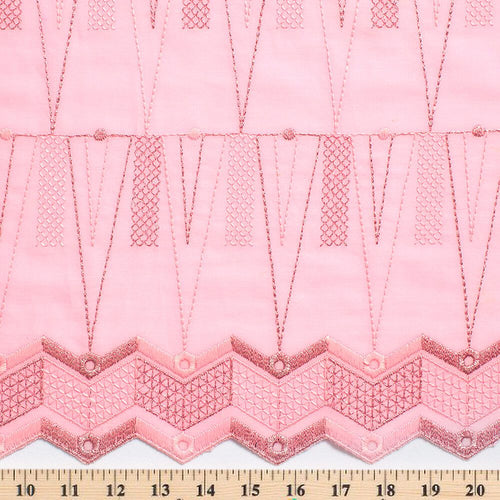 Metallic Embroidered Eyelet Fabric | Fabric Wholesale Direct
