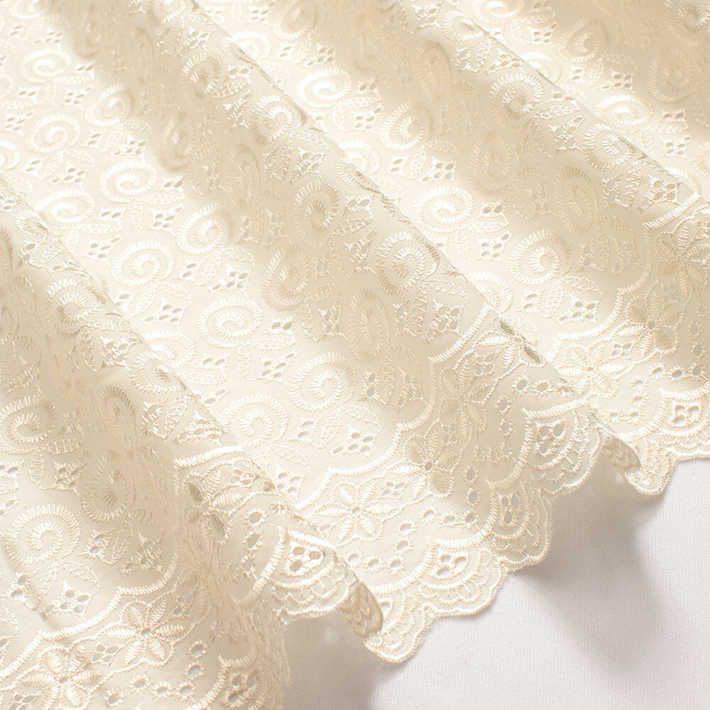 Nautilus Embroidered Eyelet Fabric | Fabric Wholesale Direct