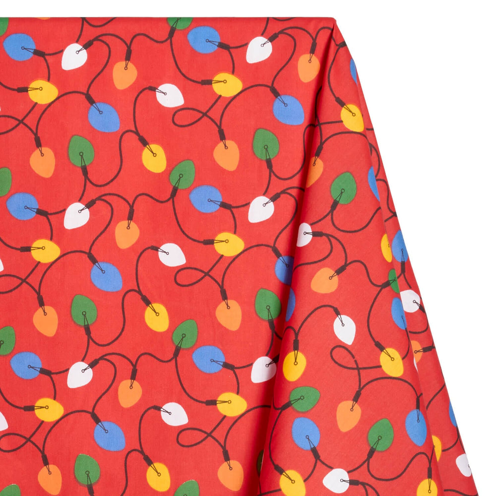 Holiday Light Printed Broadcloth Fabric